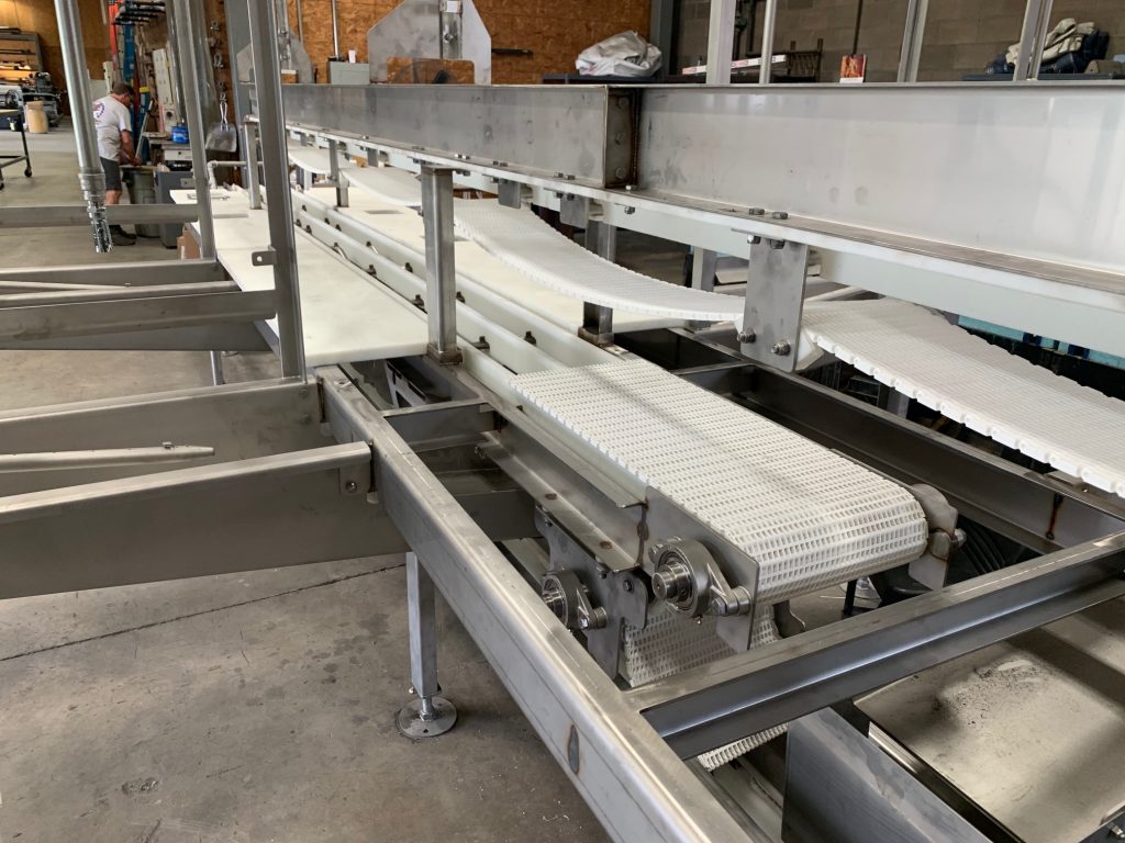 Stainless Steel Meat Processing Conveyor System - JK Industrial Fabrication